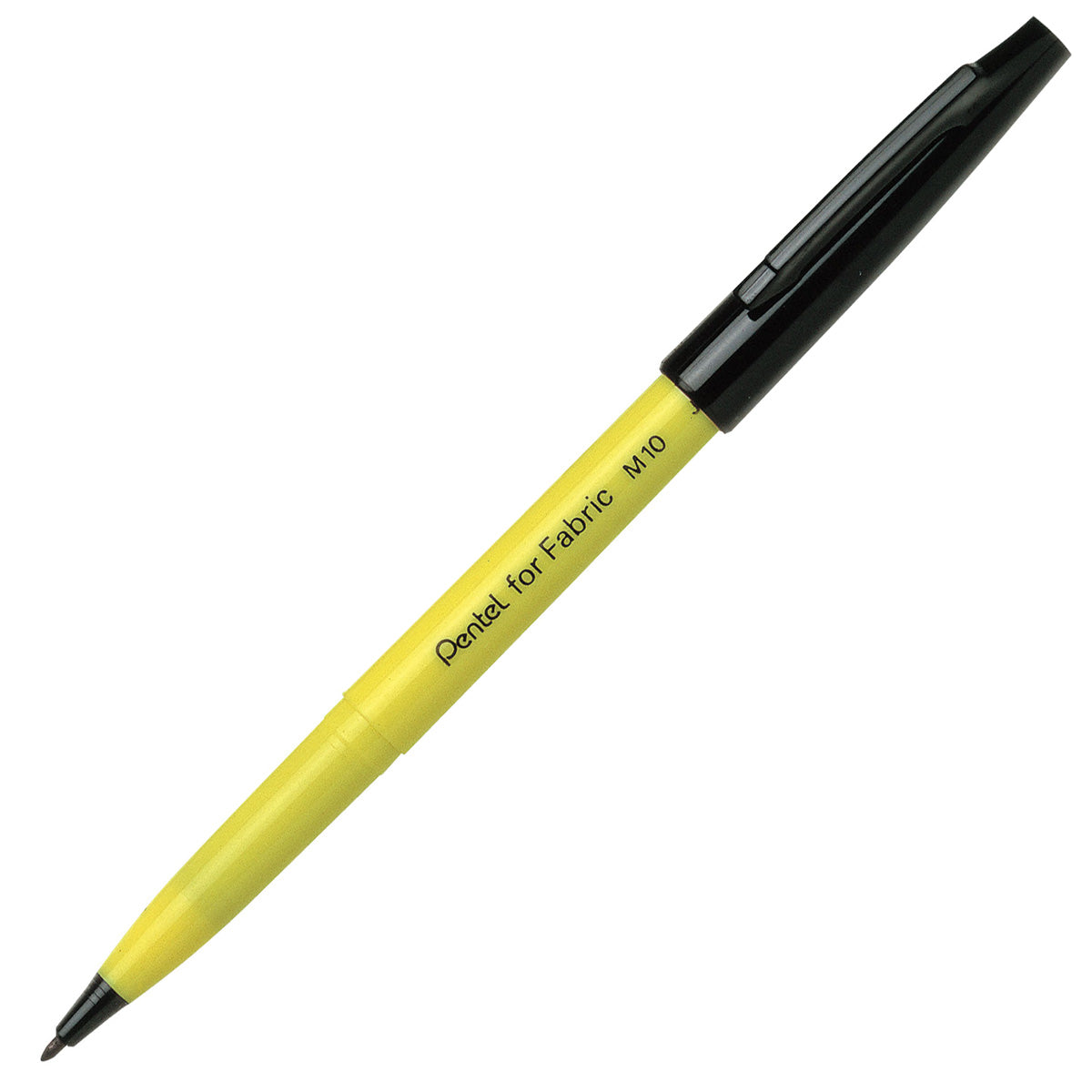 Pentel M10 Permanent Fabric Marker 2.0mm - Black Ink